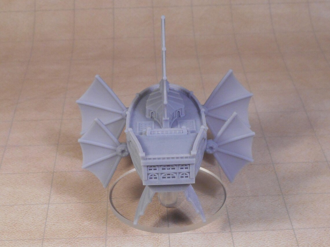 Dreadnought Airship Miniature Flying Fantasy Ship Compatible With Dnd ...