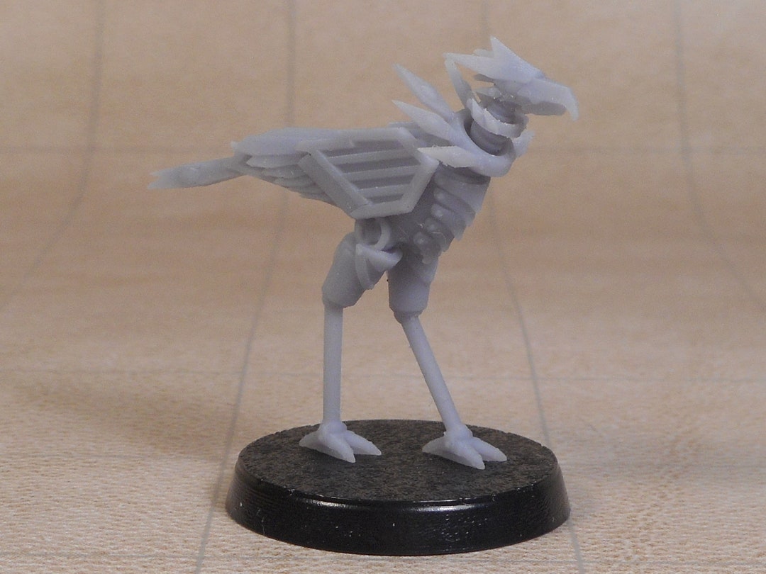Clockwork Robot Bird Miniature Artificer Construct Model for Tabletop ...