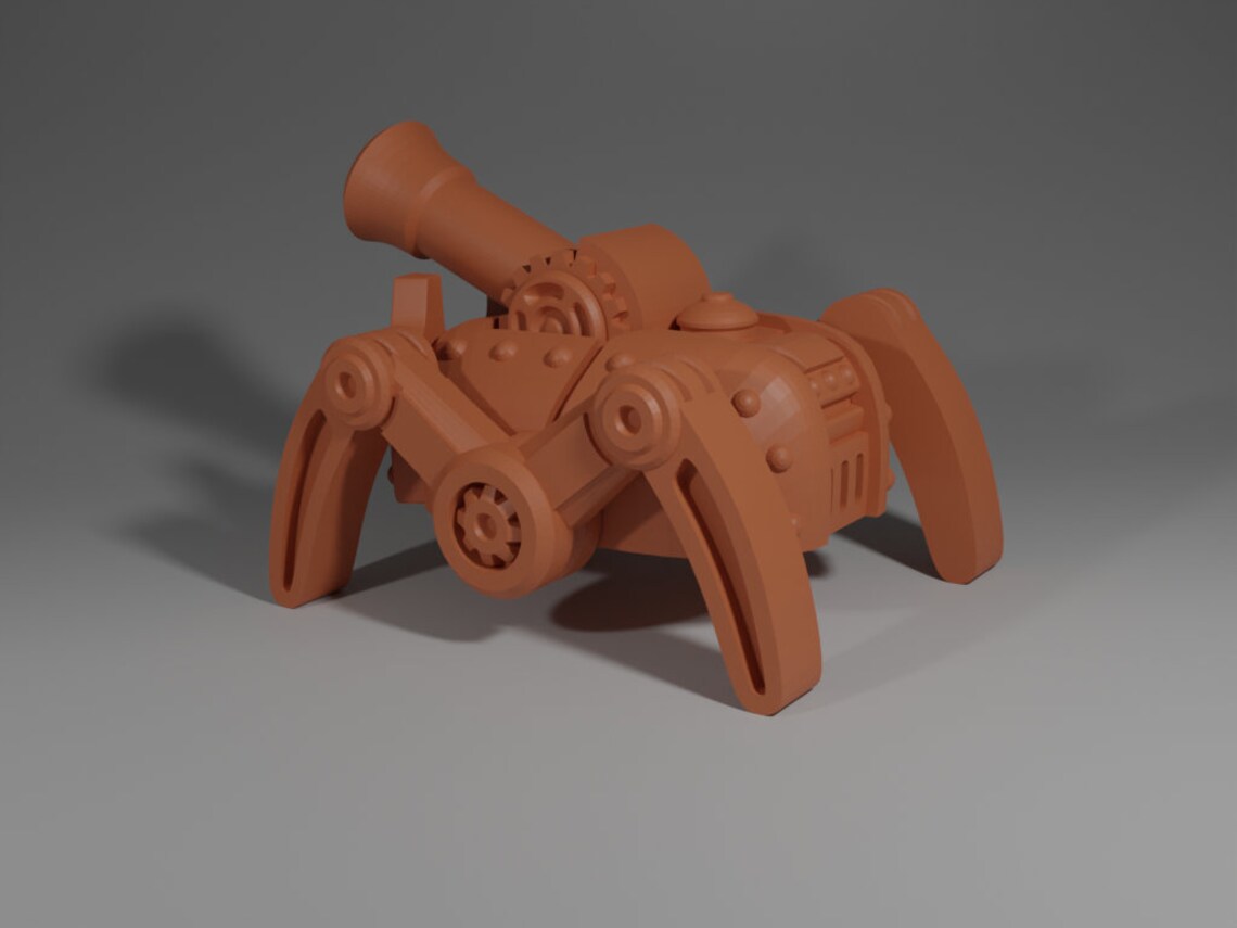 Robot Eldritch Cannon for Dnd Artificer STL for 3d Printing - Etsy