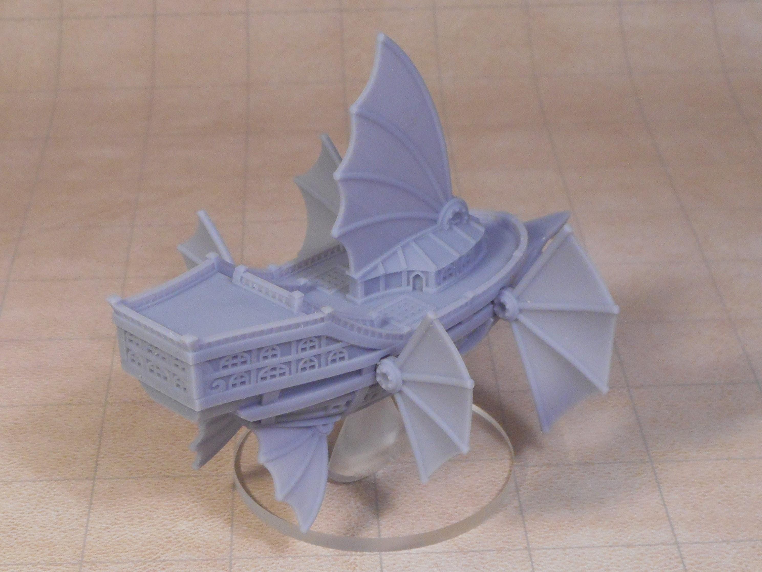 Dreadnought Airship Miniature Flying Fantasy Ship Compatible With Dnd ...
