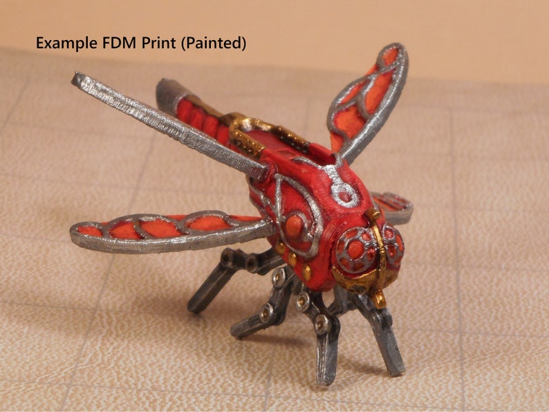 Insect Fantasy Flying Ship Miniature STL Files for 3D Printing - Etsy