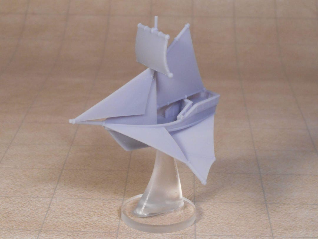 Cutter Flying Ship Miniature Compatible With Dnd Spelljammer - Etsy