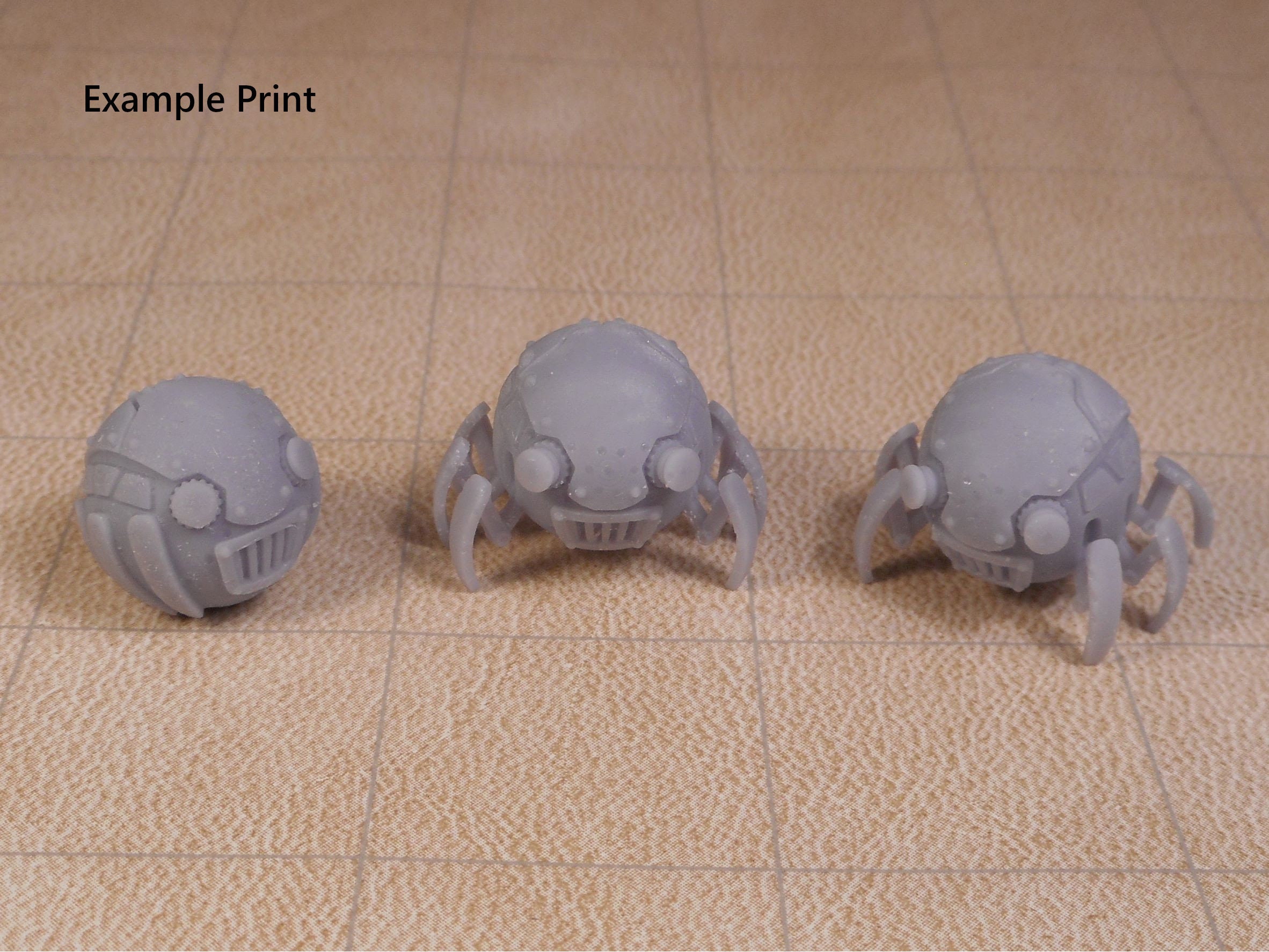 Spider Ball Clockwork Robot Miniature Artificer Construct STL for 3D ...