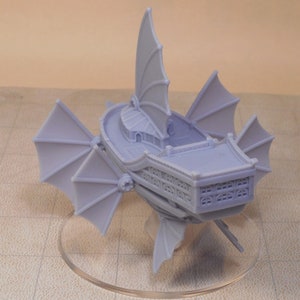 Dreadnought Airship Miniature Flying Fantasy Ship Compatible With Dnd ...