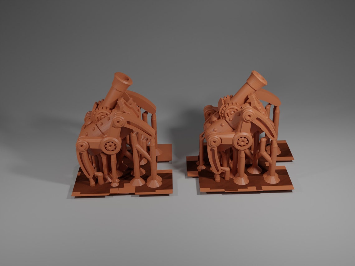 Robot Eldritch Cannon for Dnd Artificer STL for 3d Printing - Etsy