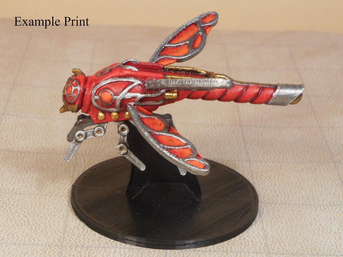 Insect Fantasy Flying Ship Miniature STL Files for 3D Printing - Etsy