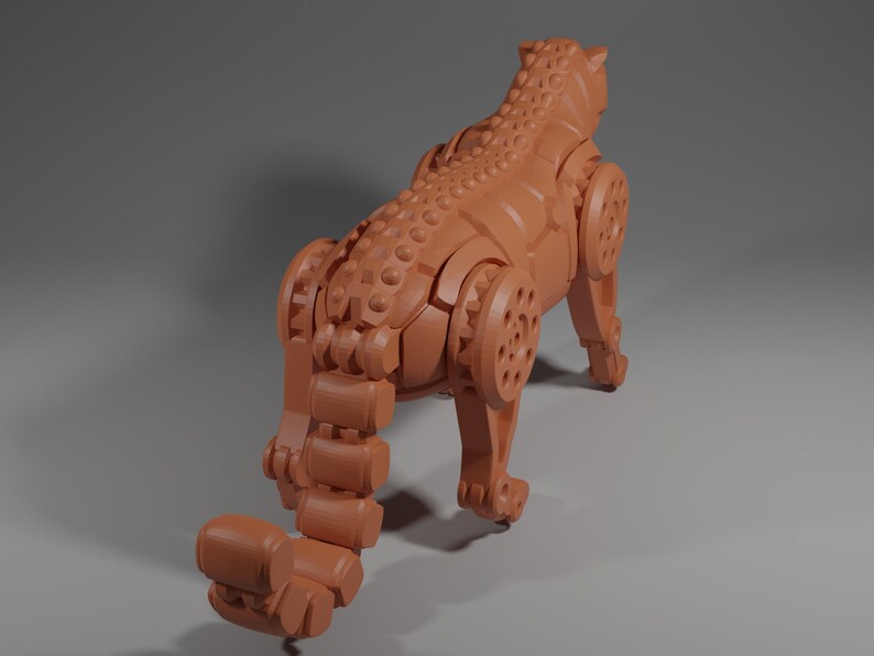 Robot Tiger Steel Defender for Dnd Artificer STL Files for 3D Printing ...