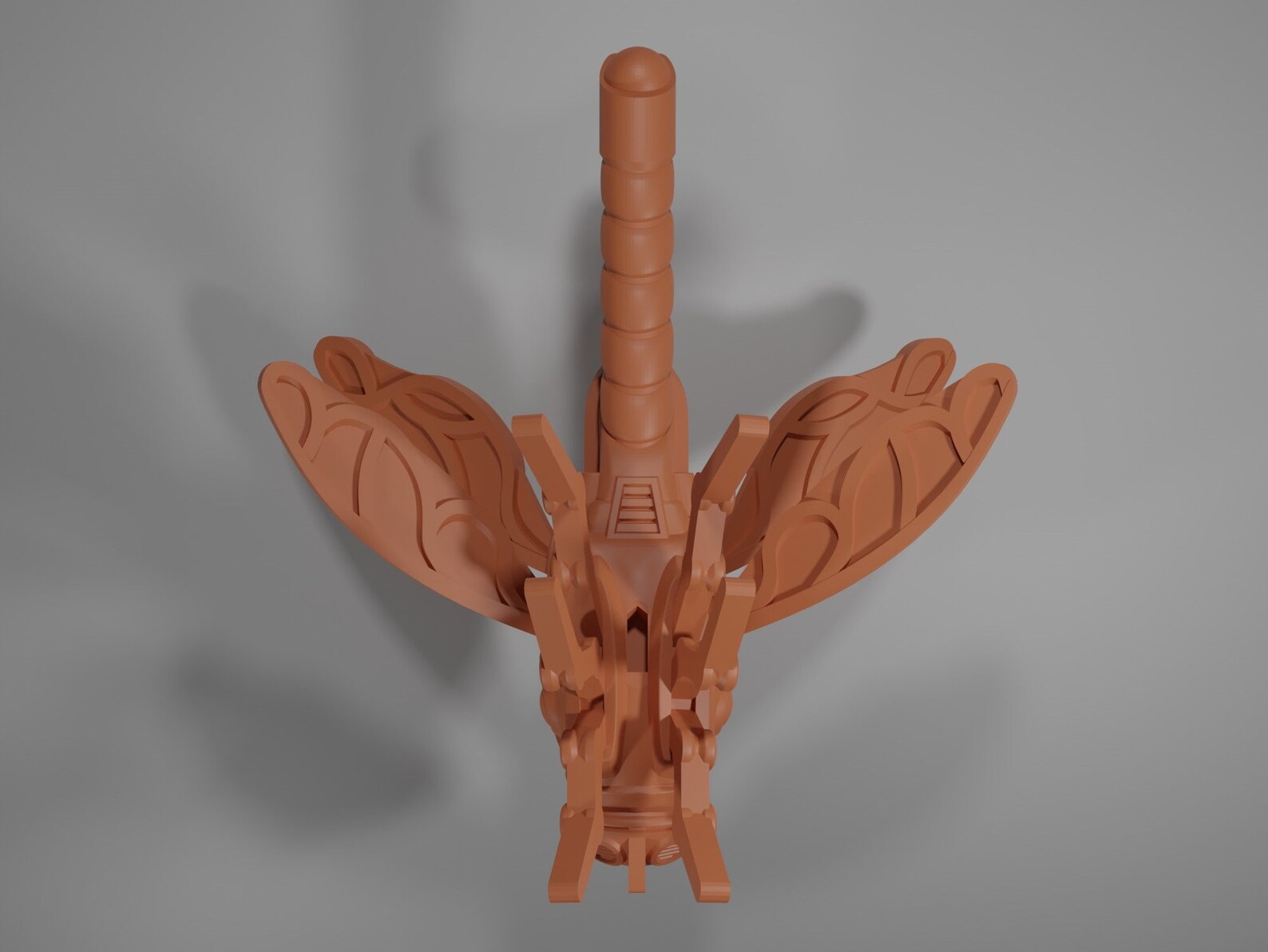 Insect Fantasy Flying Ship Miniature STL Files for 3D Printing - Etsy