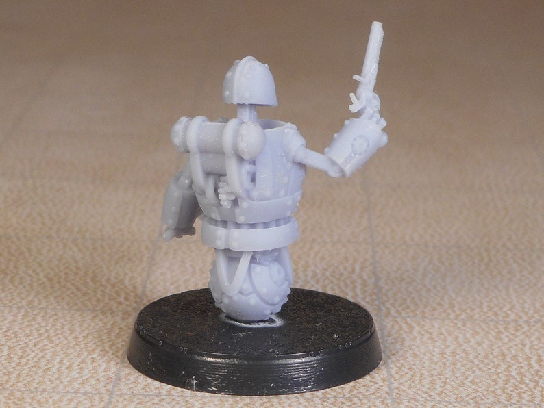 Clockwork Robot Miniature Artificer Construct Defender for Tabletop ...