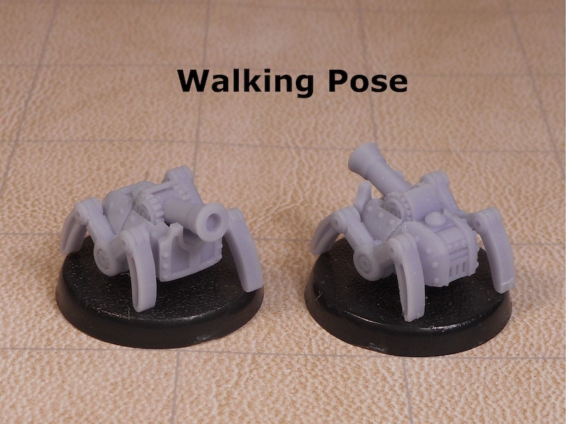Clockwork Walking Robot Cannon Miniature Artificer Construct - Etsy