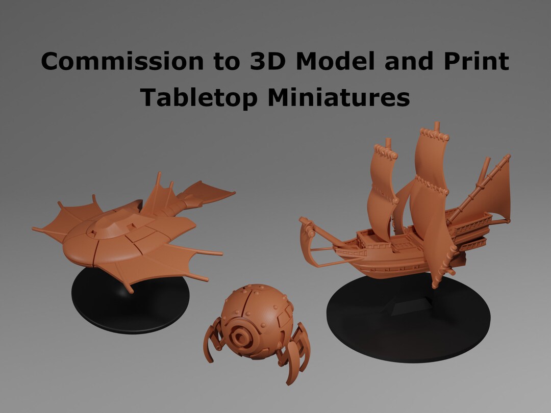 Commission to 3D Model and Print Tabletop Miniatures - Etsy