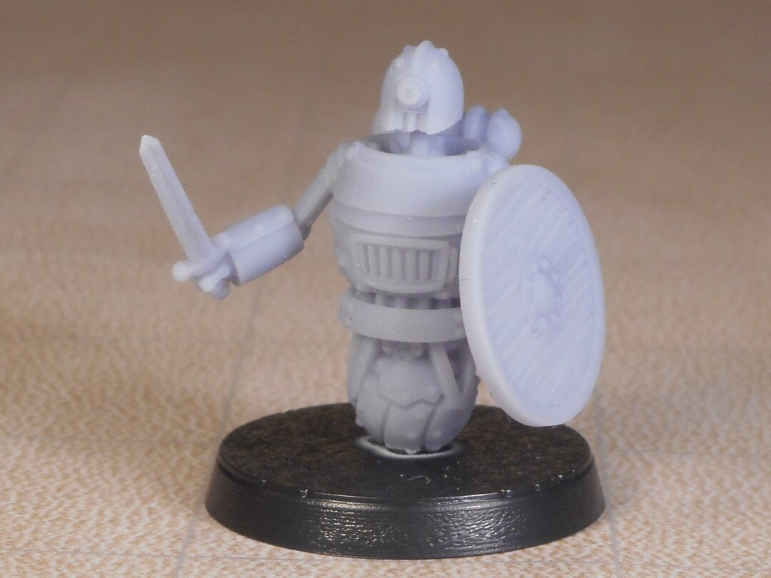 Clockwork Robot Miniature Artificer Construct Defender for Tabletop ...