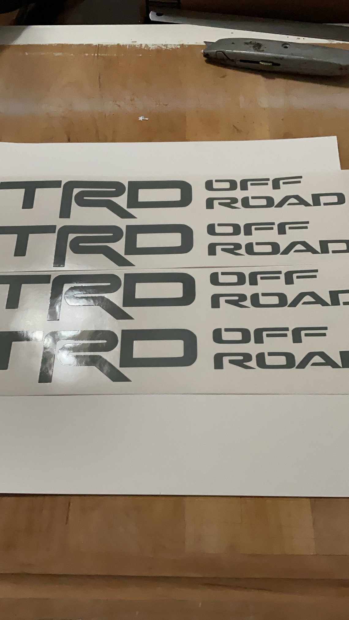 Toyota TRD Decals - Etsy