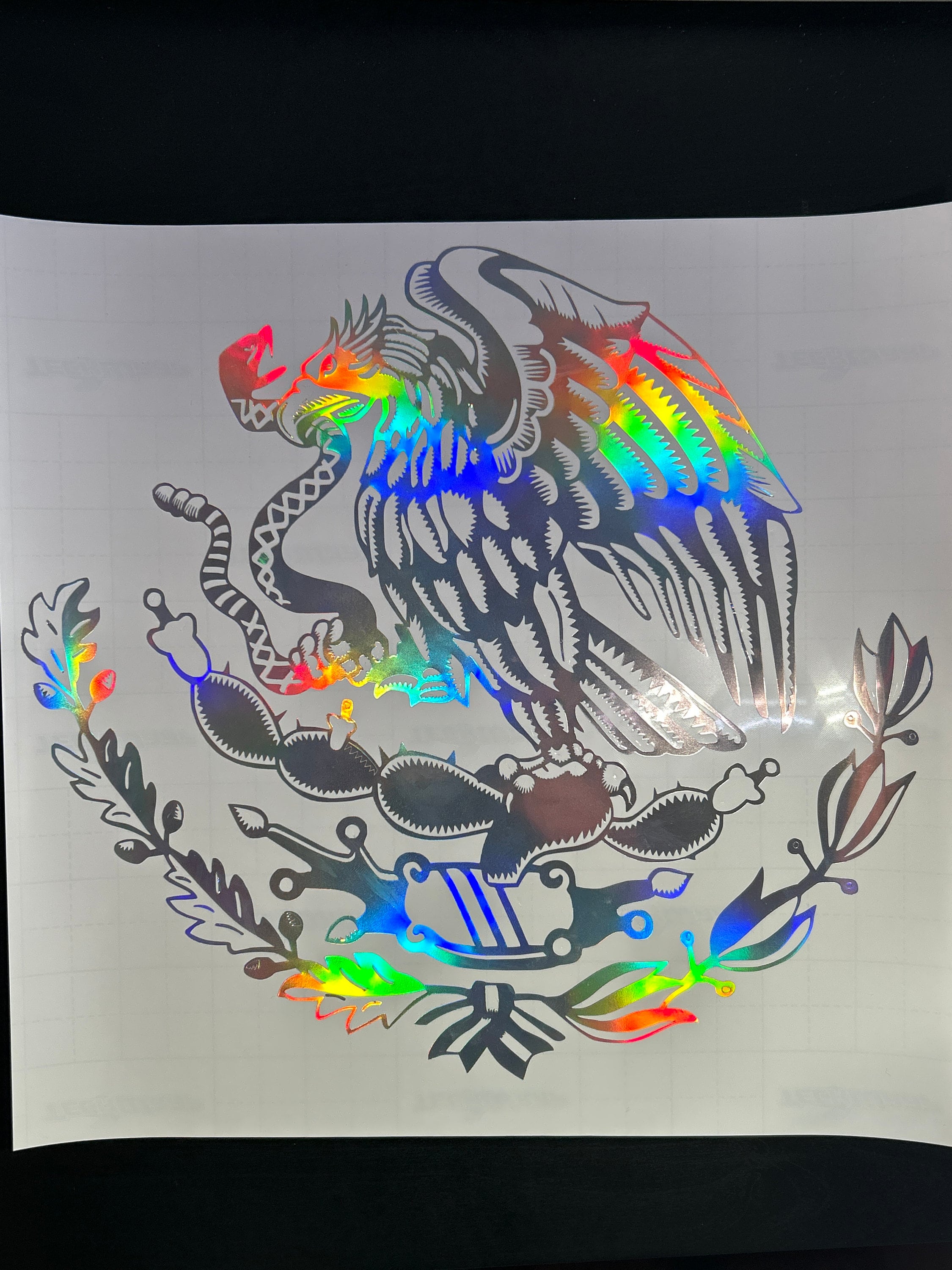 Holographic Mexico Decal - Etsy