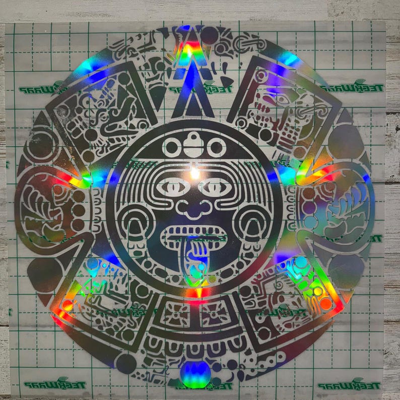Aztec Calendar Decal - Etsy