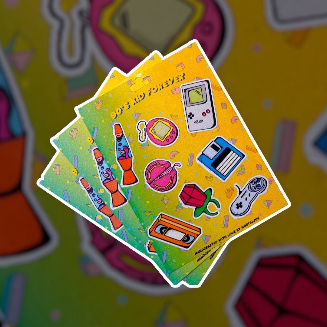 90s Kid Sticker Sheets - Etsy