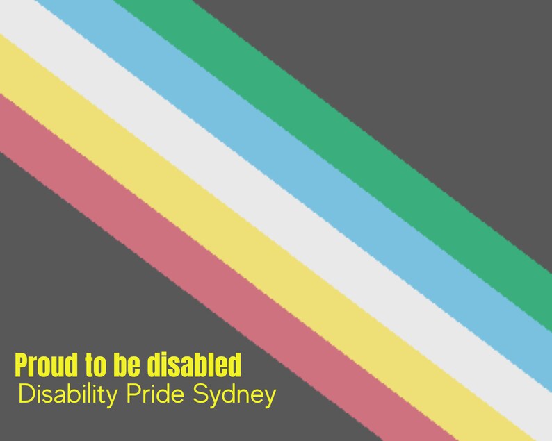 Disability Pride Flag Stickers - Etsy