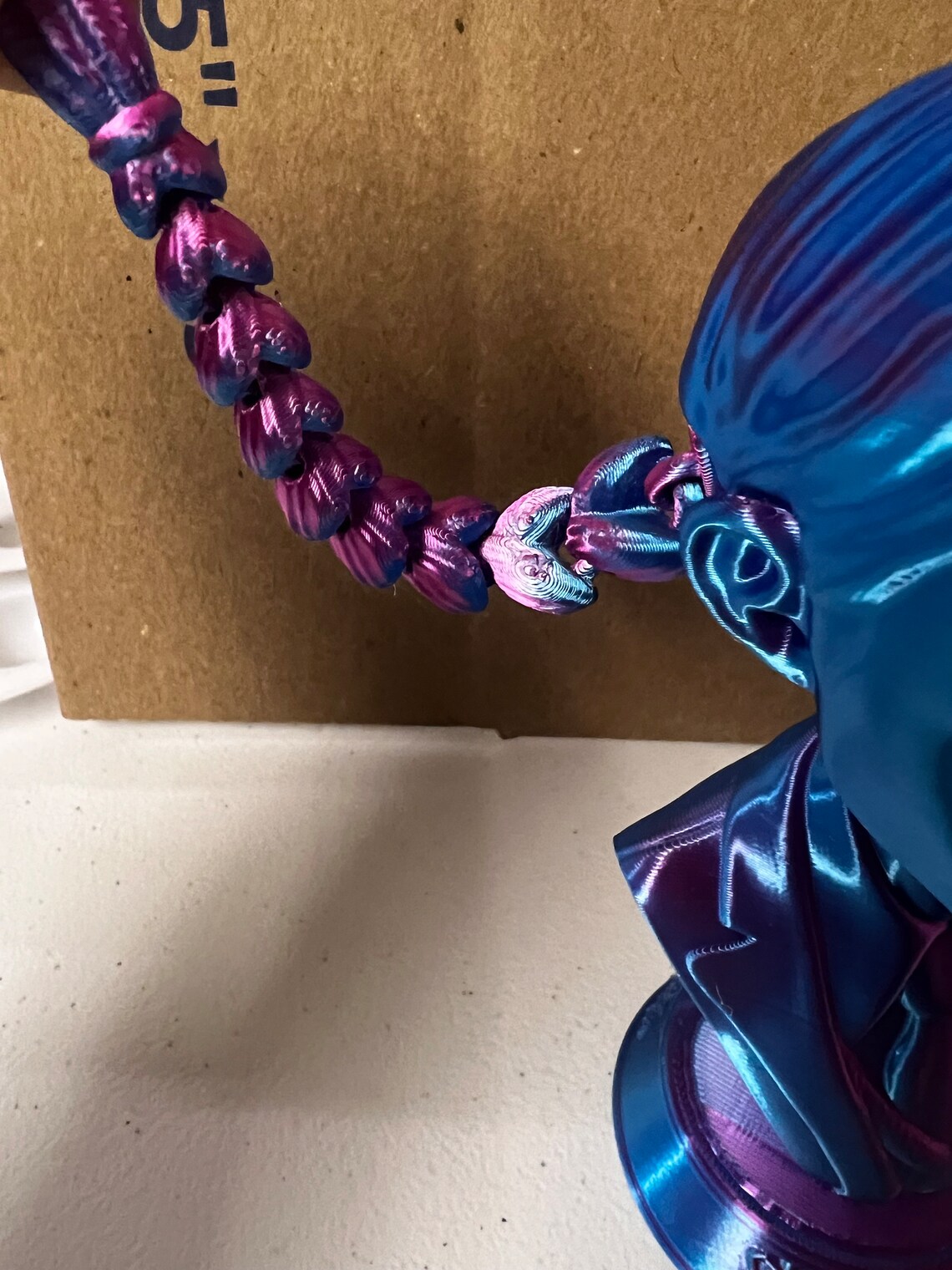 Wednesday Addams Articulated Bust Statue 3D Print Addams Family Netflix ...