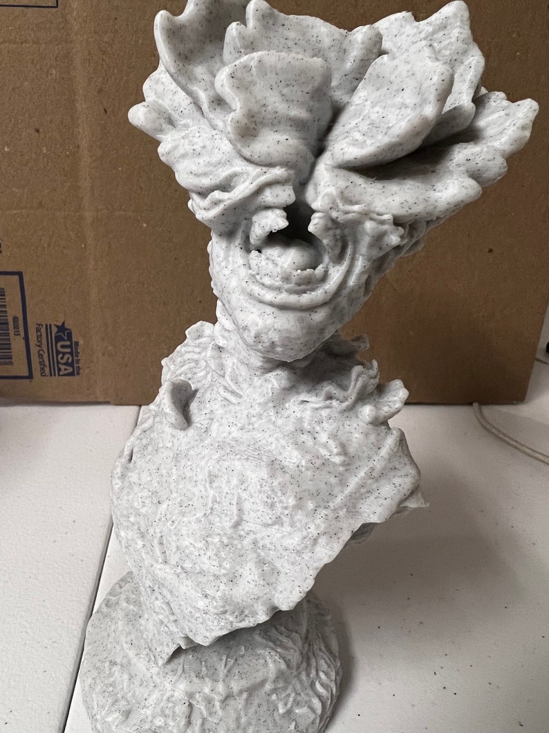 The Last of Us Clicker Bust Statue 3D Print HBO - Etsy