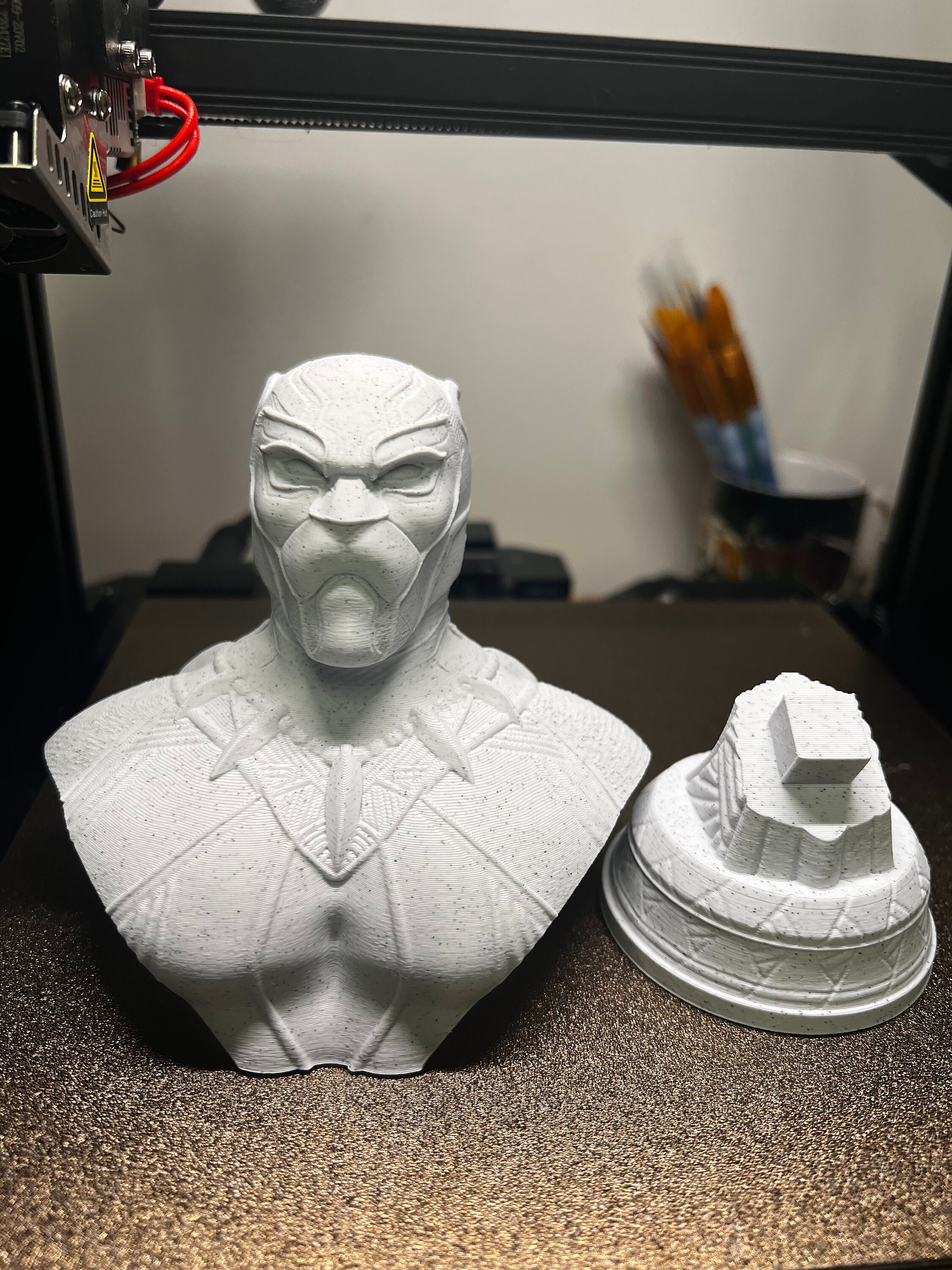 Black Panther Bust/statue Wakanda Marvel - Etsy