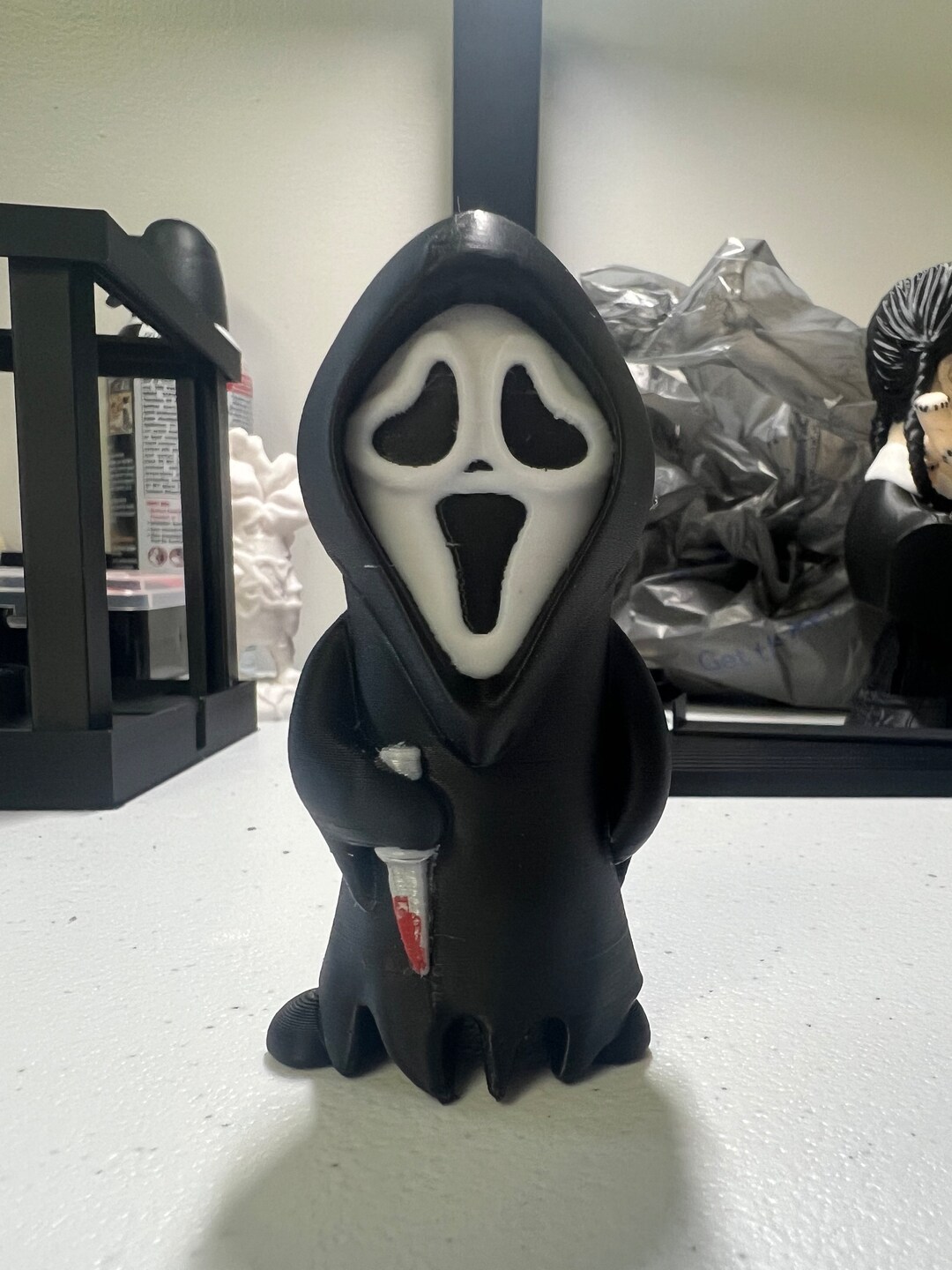 Ghostface Mini Dude Scream 3D Print Bust Sculpture Statue - Etsy