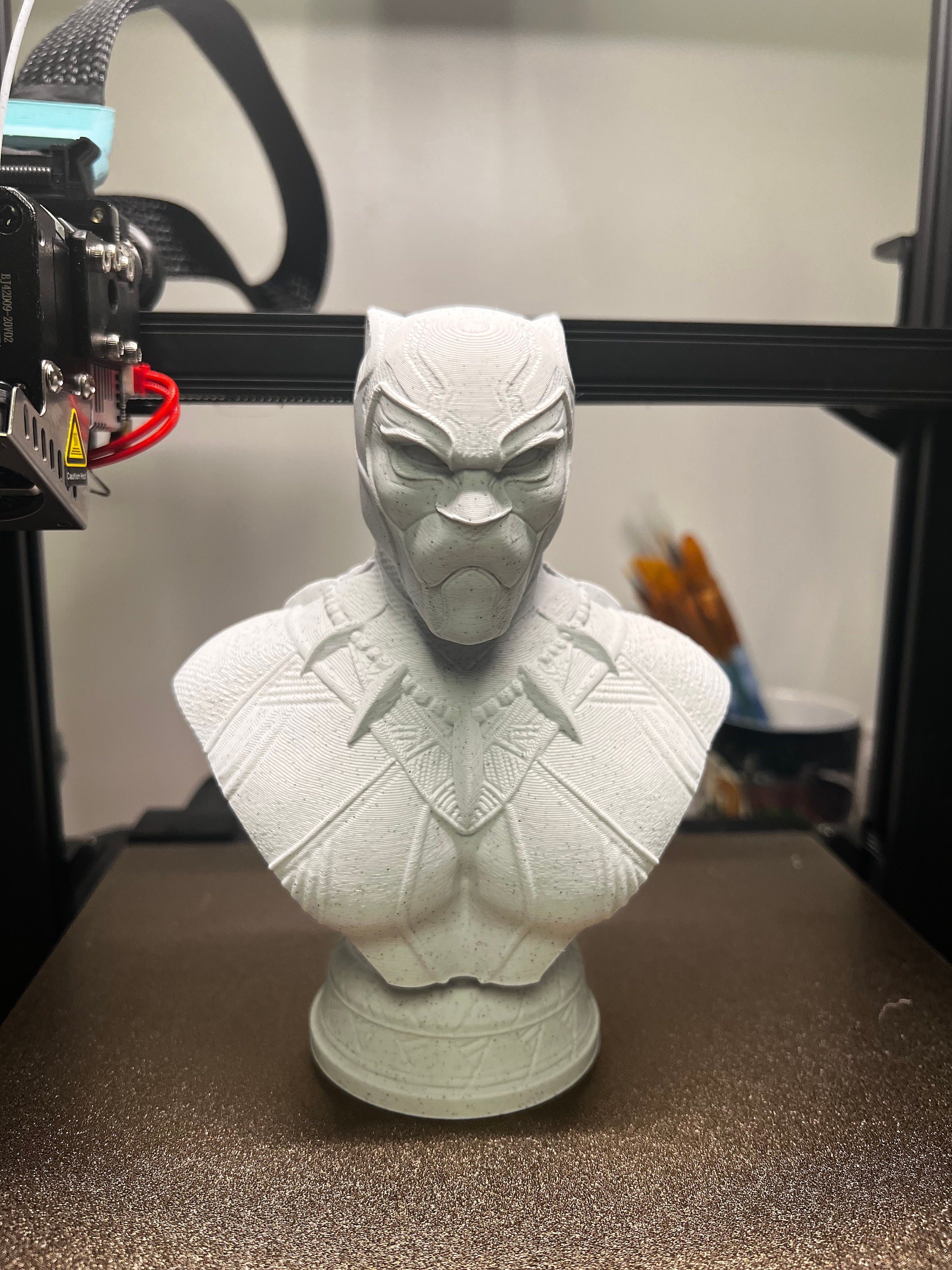 Black Panther Bust/statue Wakanda Marvel - Etsy
