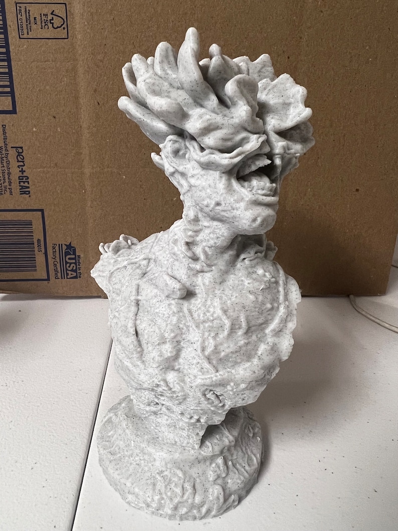 The Last of Us Clicker Bust Statue 3D Print HBO - Etsy