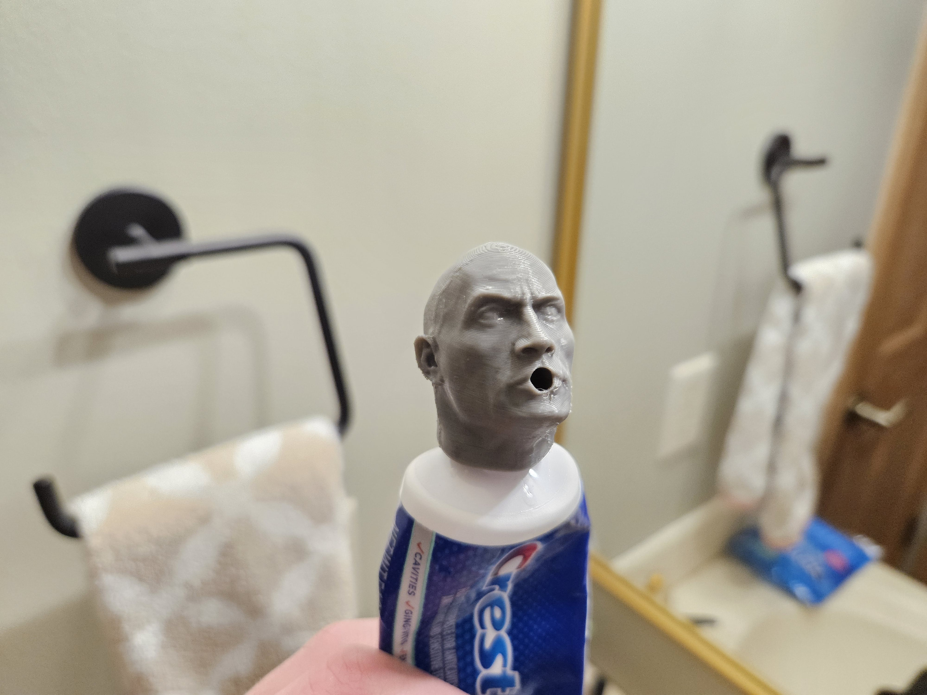 The Rock Toothpaste Topper Gag Gift for Kids Joke Gift the Rock Gag ...