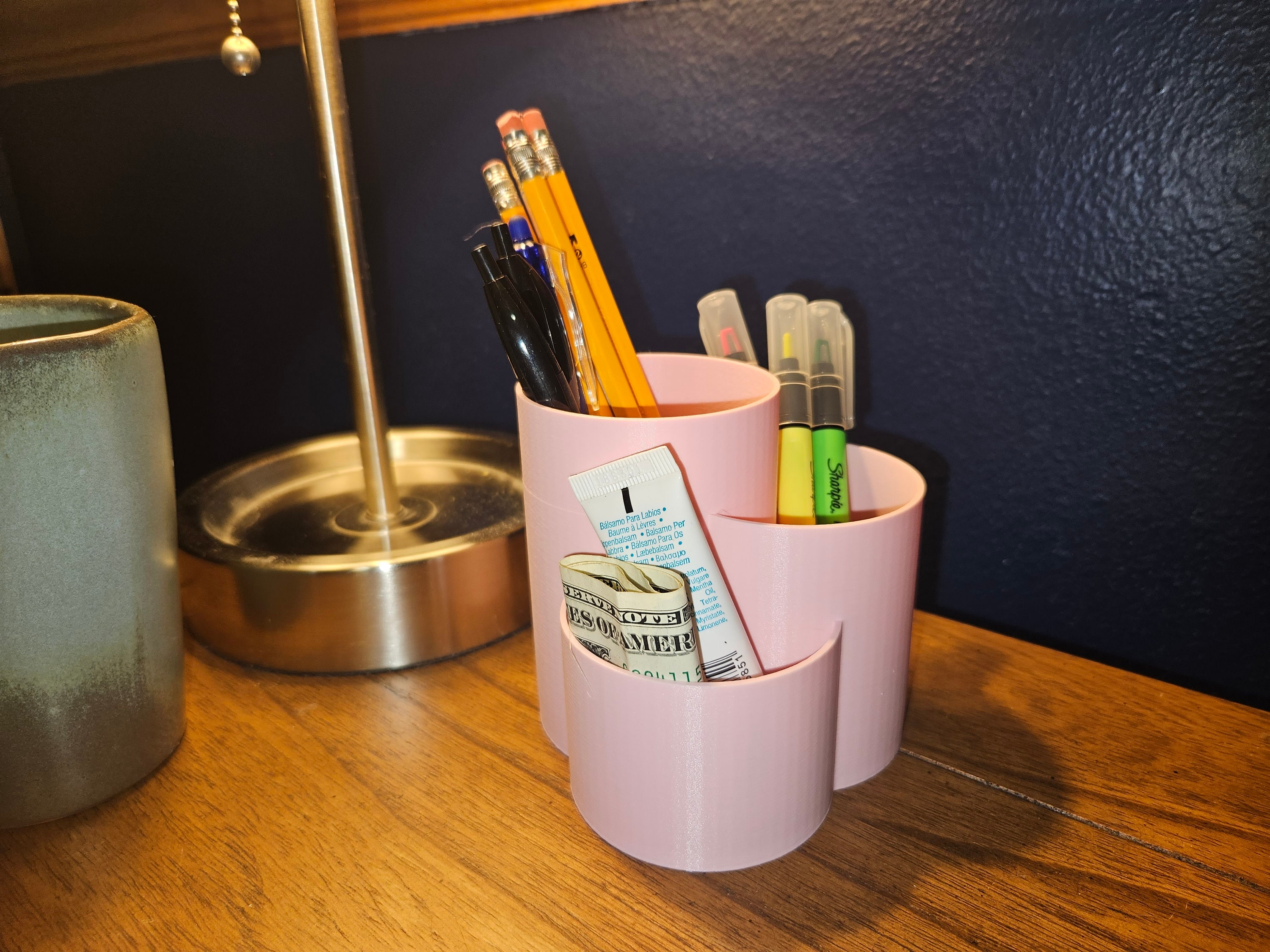 Circular Desktop Organizer Decor for Desk Storage Office - Etsy