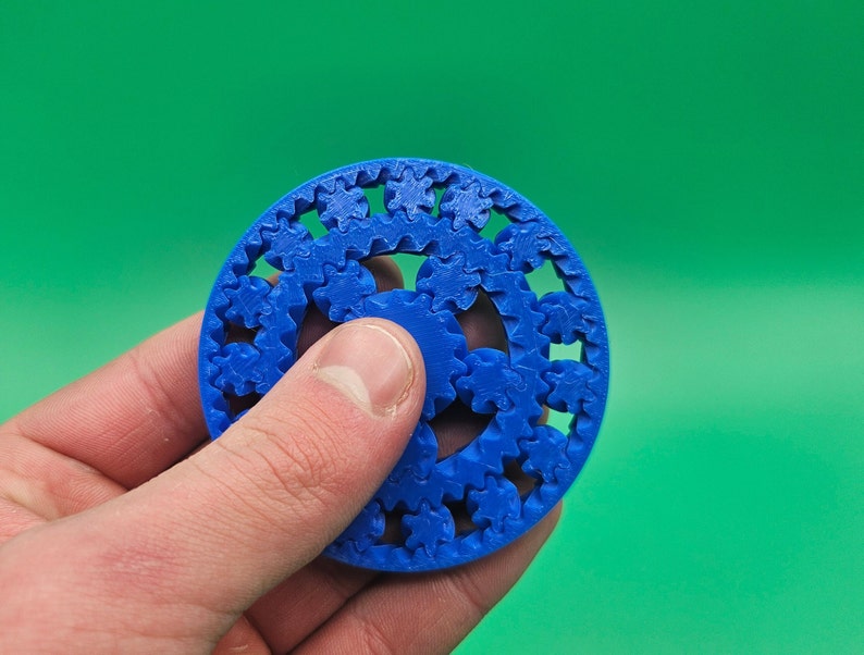 ADHD Fidget Gear Toy / Gear Bearing Desk Toy / Stim Fidget Spinner ...
