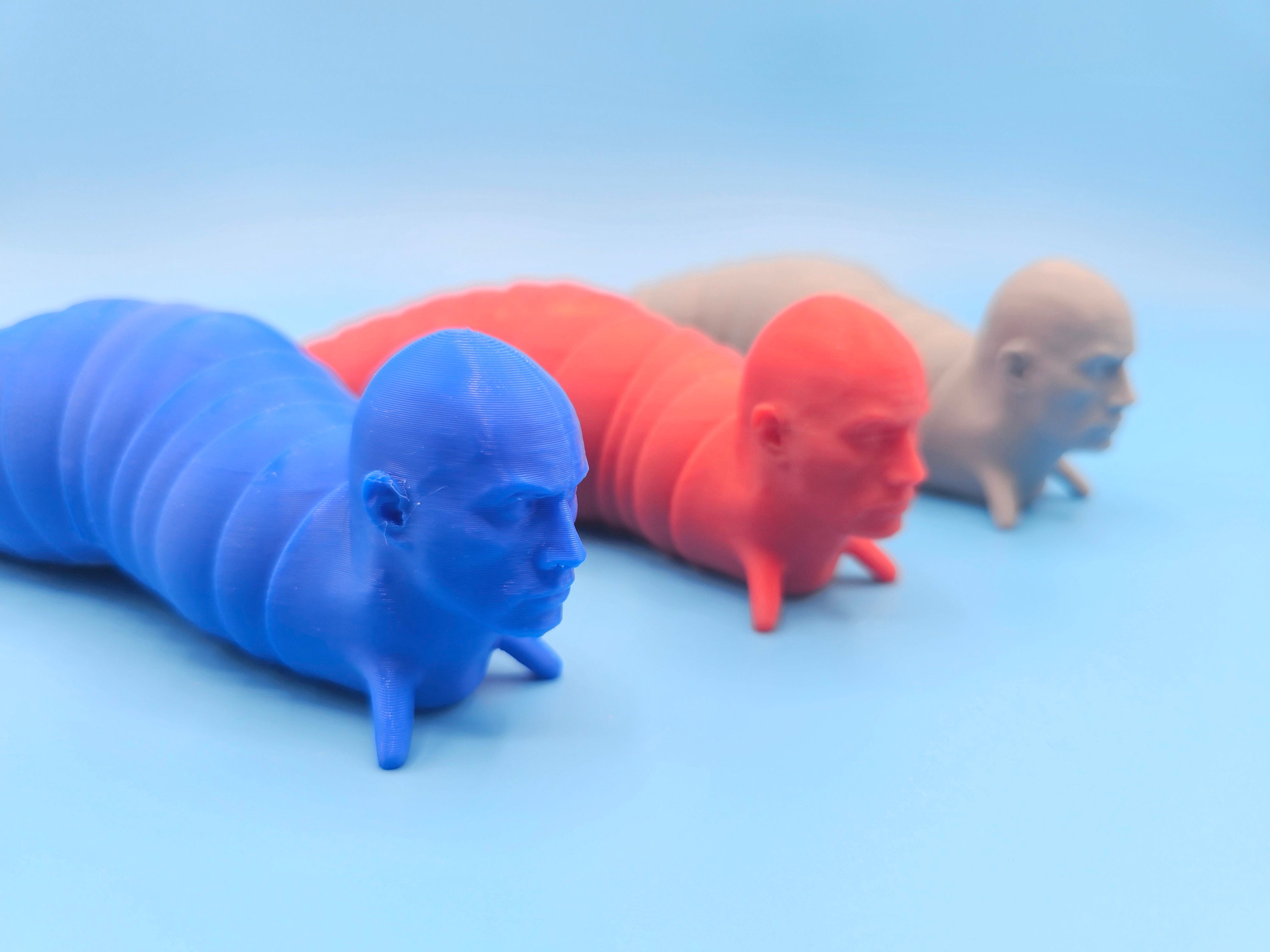 Rock Fidget Slug Articulated Slug / Dwayne the Rock Johnson / Gag Gift ...