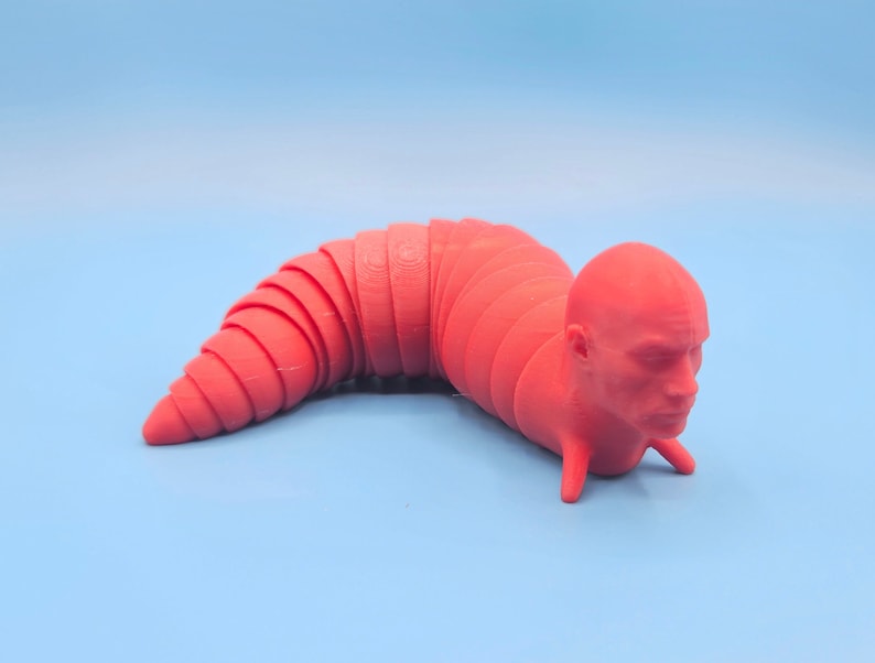 Rock Fidget Slug Articulated Slug / Dwayne the Rock Johnson / Gag Gift ...