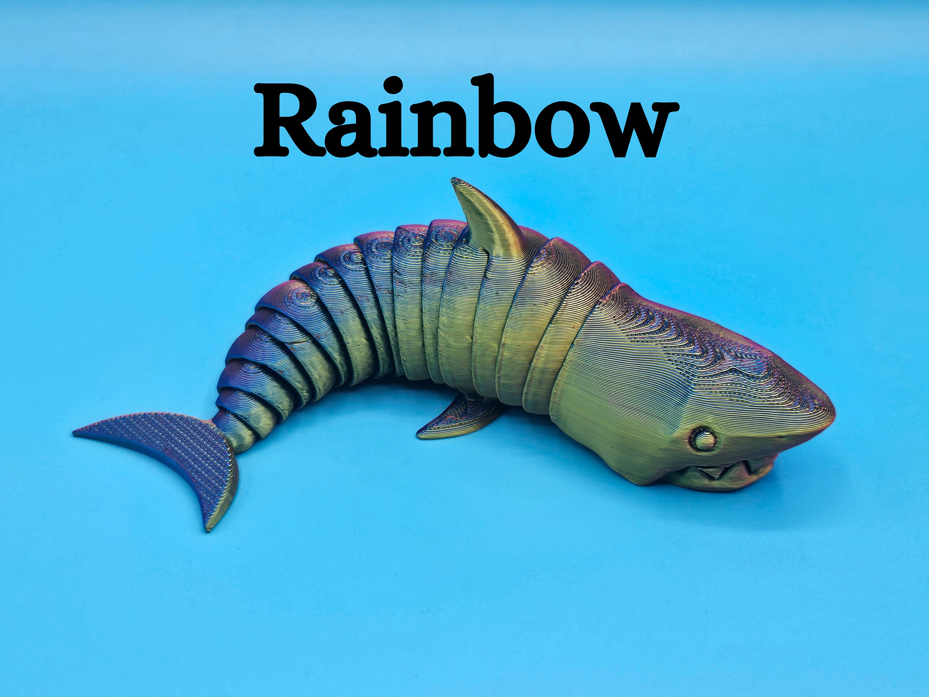 3D Printed Articulated Shark Fidget Toy for Kids / Water Toy / Fidget ...