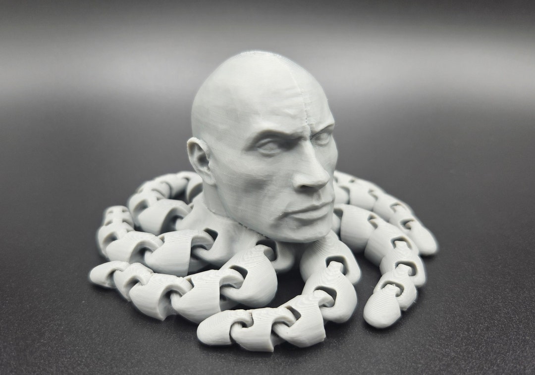 3D Printed Articulating Rocktopus Fidget Toy Flexi Toy Rocktopus / the ...