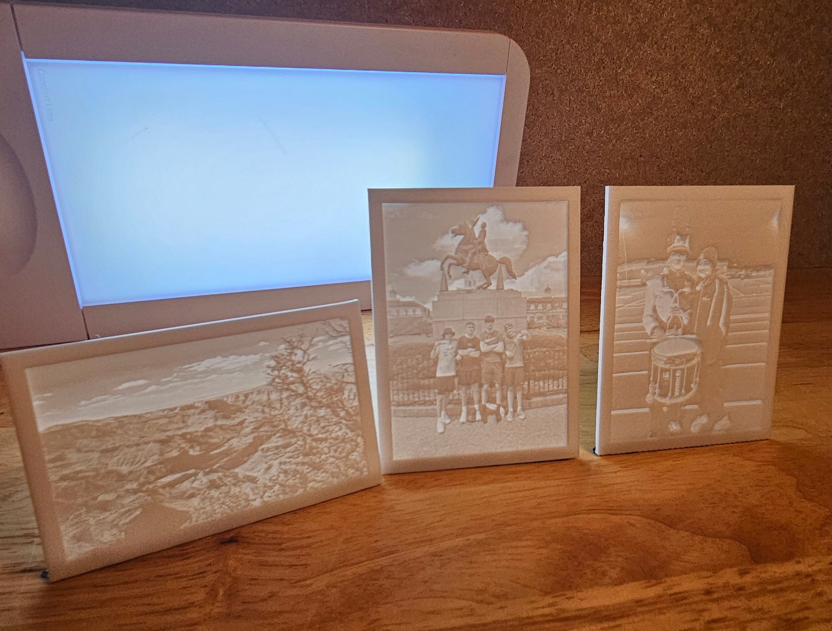 Custom Lithophane Picture Gift for Her Anniversary Present Personalized ...