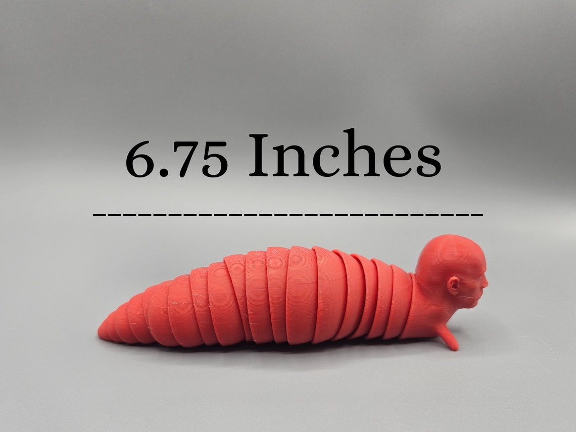 Rock Fidget Slug Articulated Slug / Dwayne the Rock Johnson / Gag Gift ...