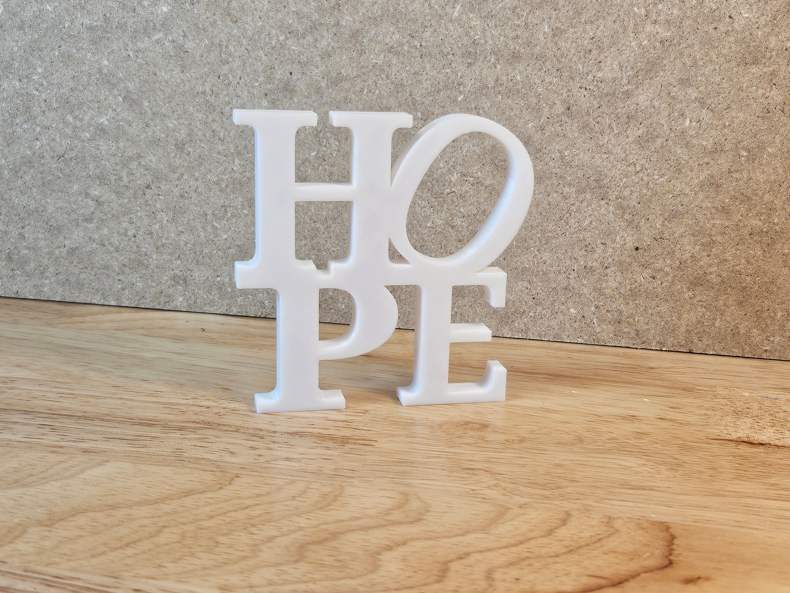 HOPE Home Decor Sign for Minimalist Home Aesthetic Decor Sign BOHO ...