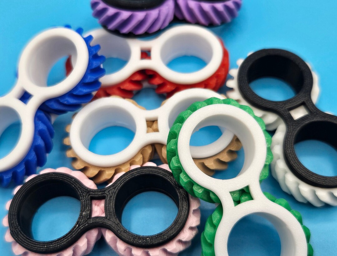ADHD Fidget Gear Ring Toy for Kids Gift Fidget Toy Gear Ring Fidget ...