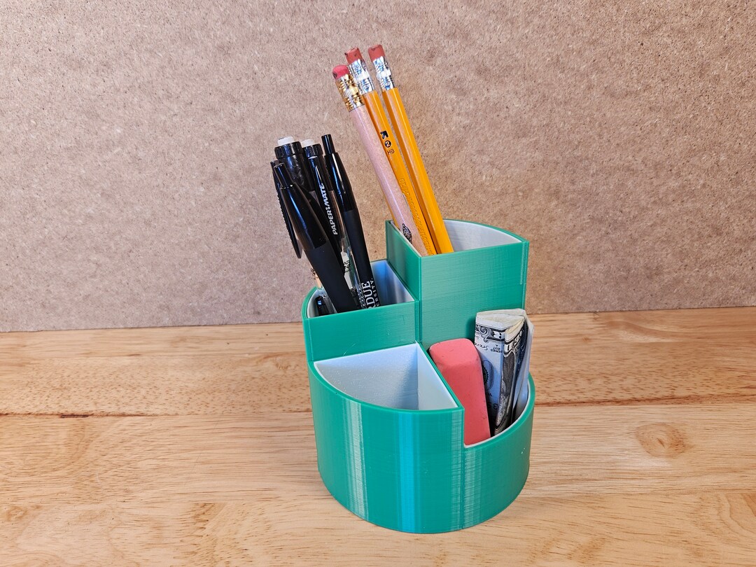 Circular Desktop Organizer Decor for Desk Storage Office Organization ...