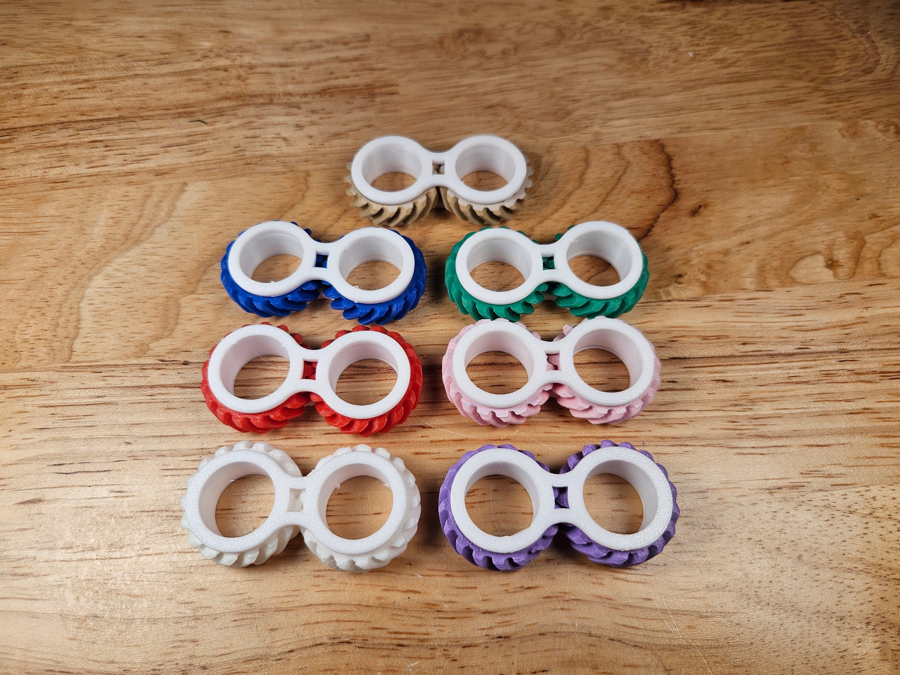 ADHD Fidget Gear Ring Toy for Kids Gift Fidget Toy Gear Ring Fidget ...