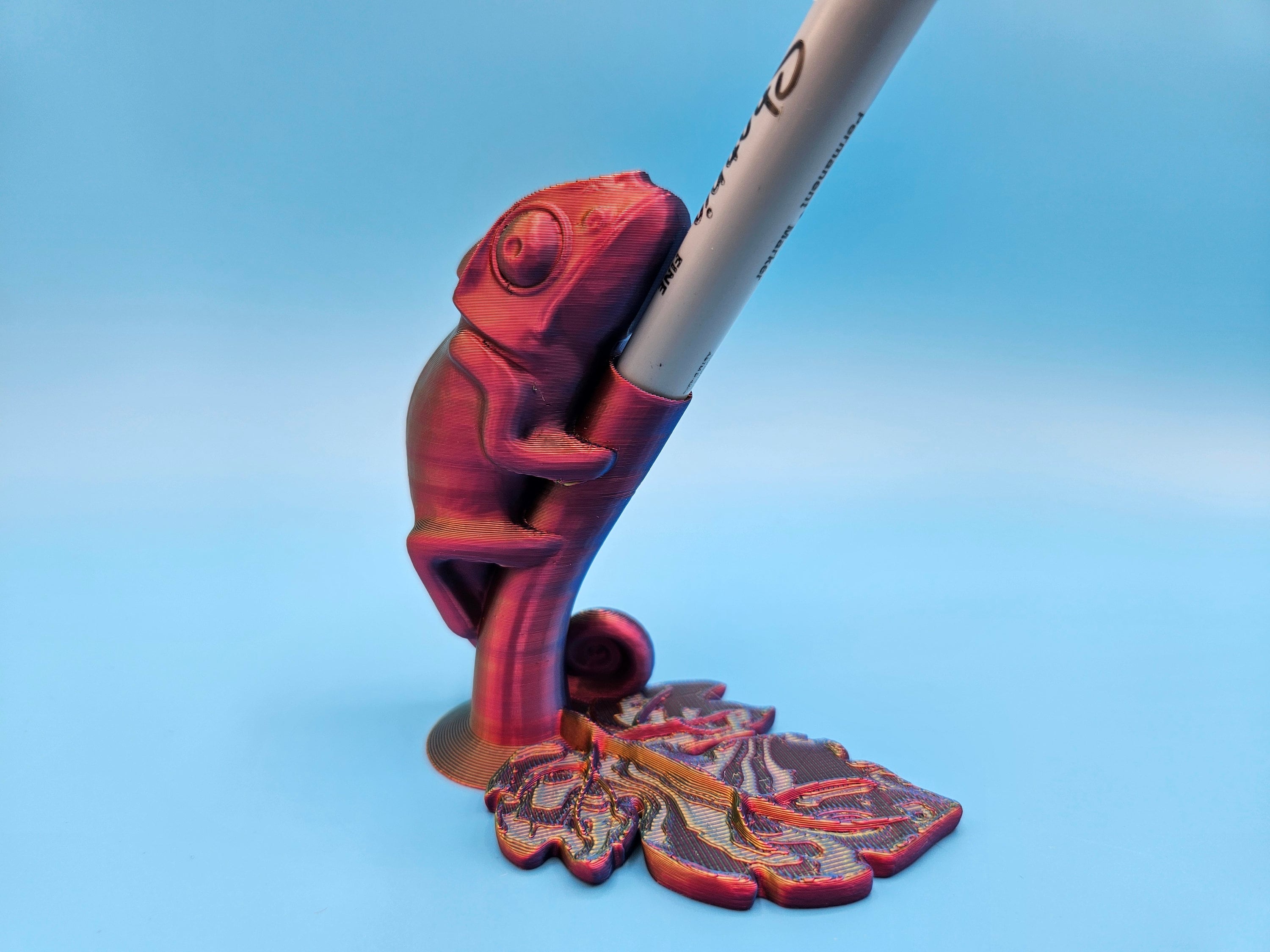 Chameleon Pen Holder Desk Pen Holder / Desk Organizer / Animal Desk ...