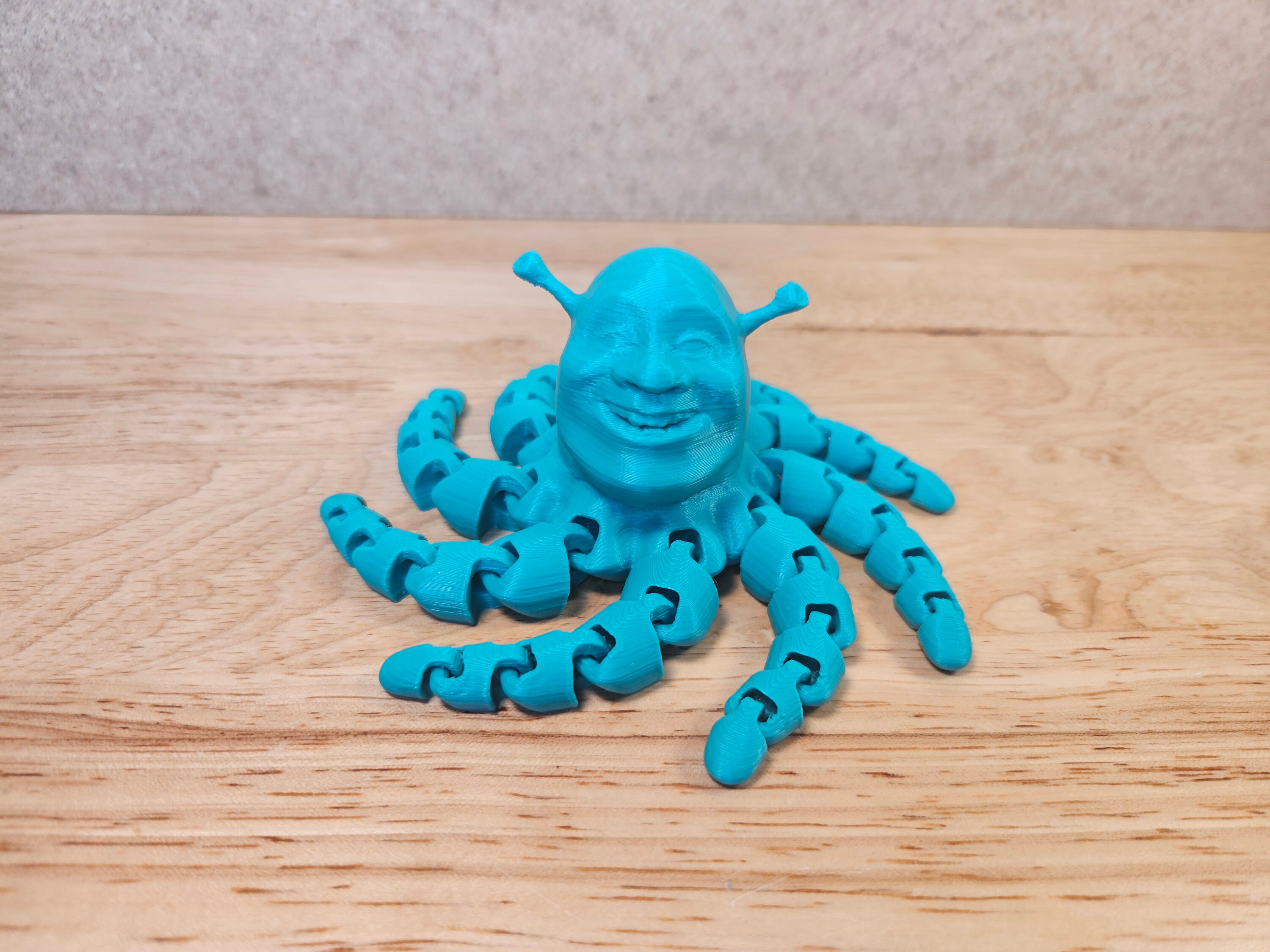 Articulating 3D Printed Shrektopus Gag Gift for Kids Joke Gift Shrek ...