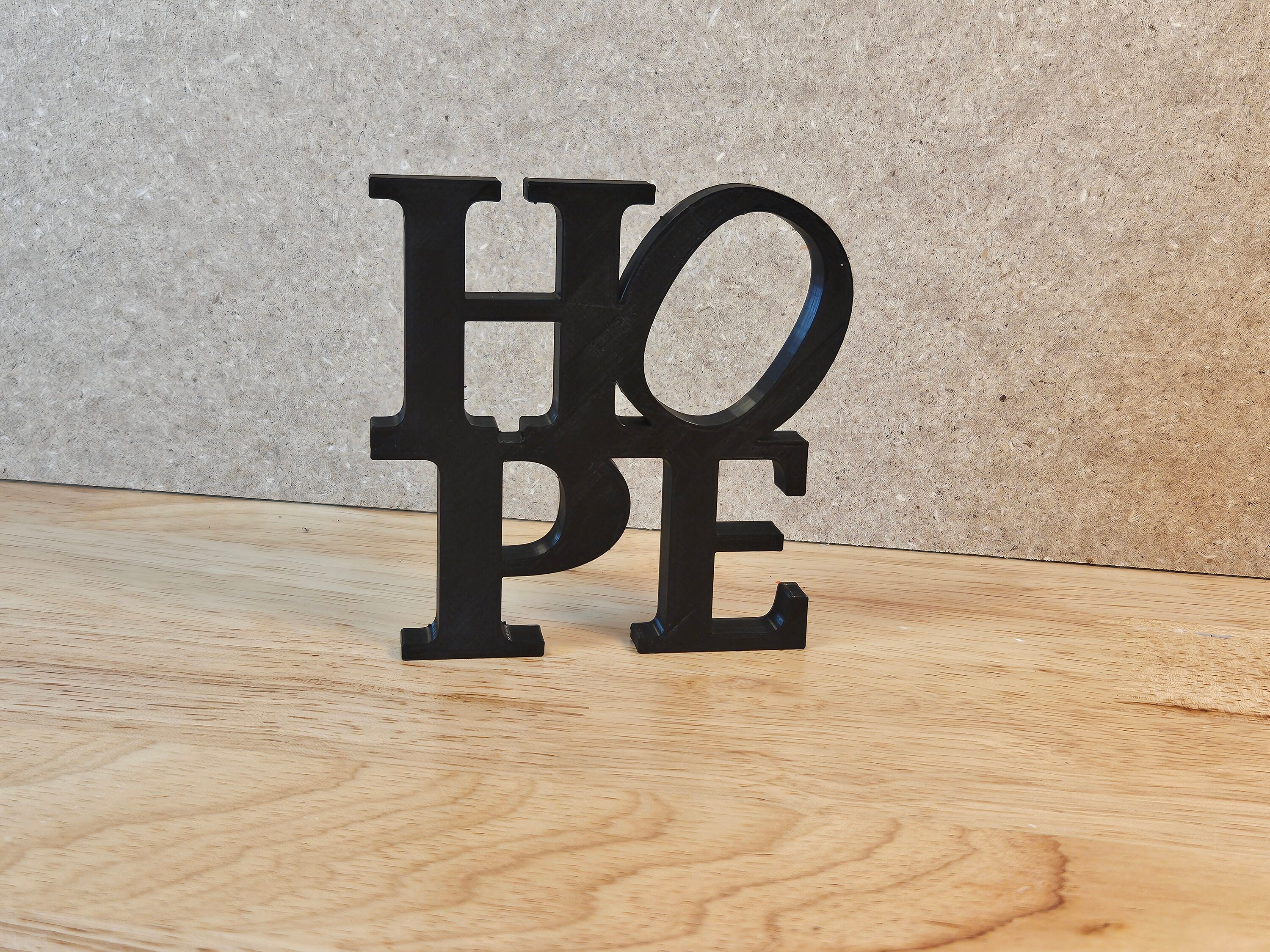 HOPE Home Decor Sign for Minimalist Home Aesthetic Decor Sign BOHO ...