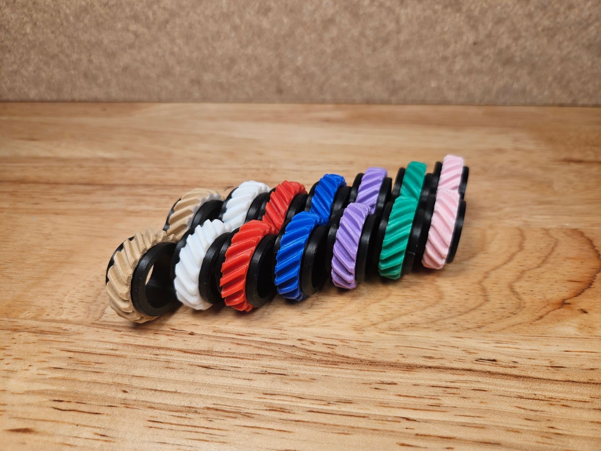 ADHD Fidget Gear Ring Toy for Kids Gift Fidget Toy Gear Ring Fidget ...