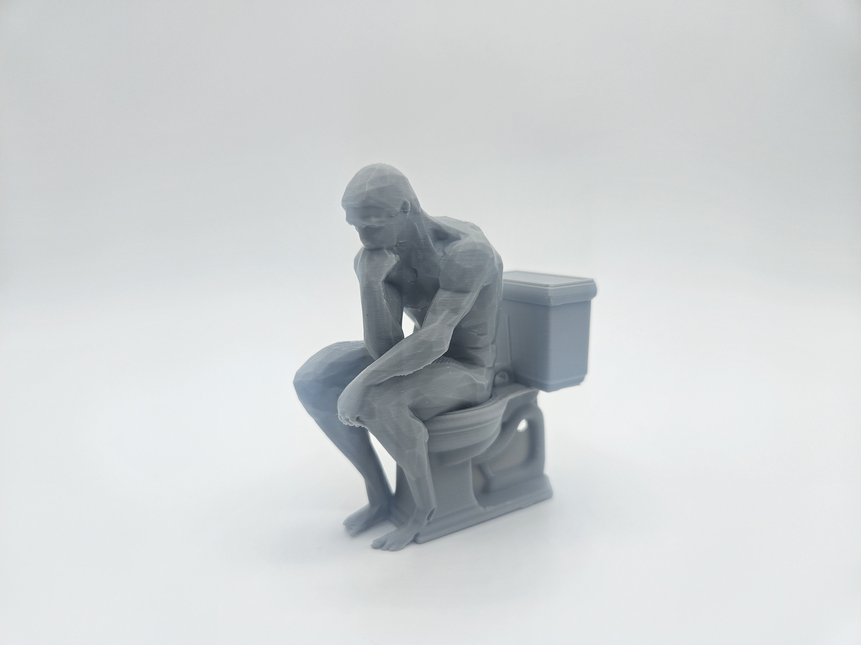 The Thinker on the Stinker Statue / Funny Gifts for Kids / Desk Gifts ...