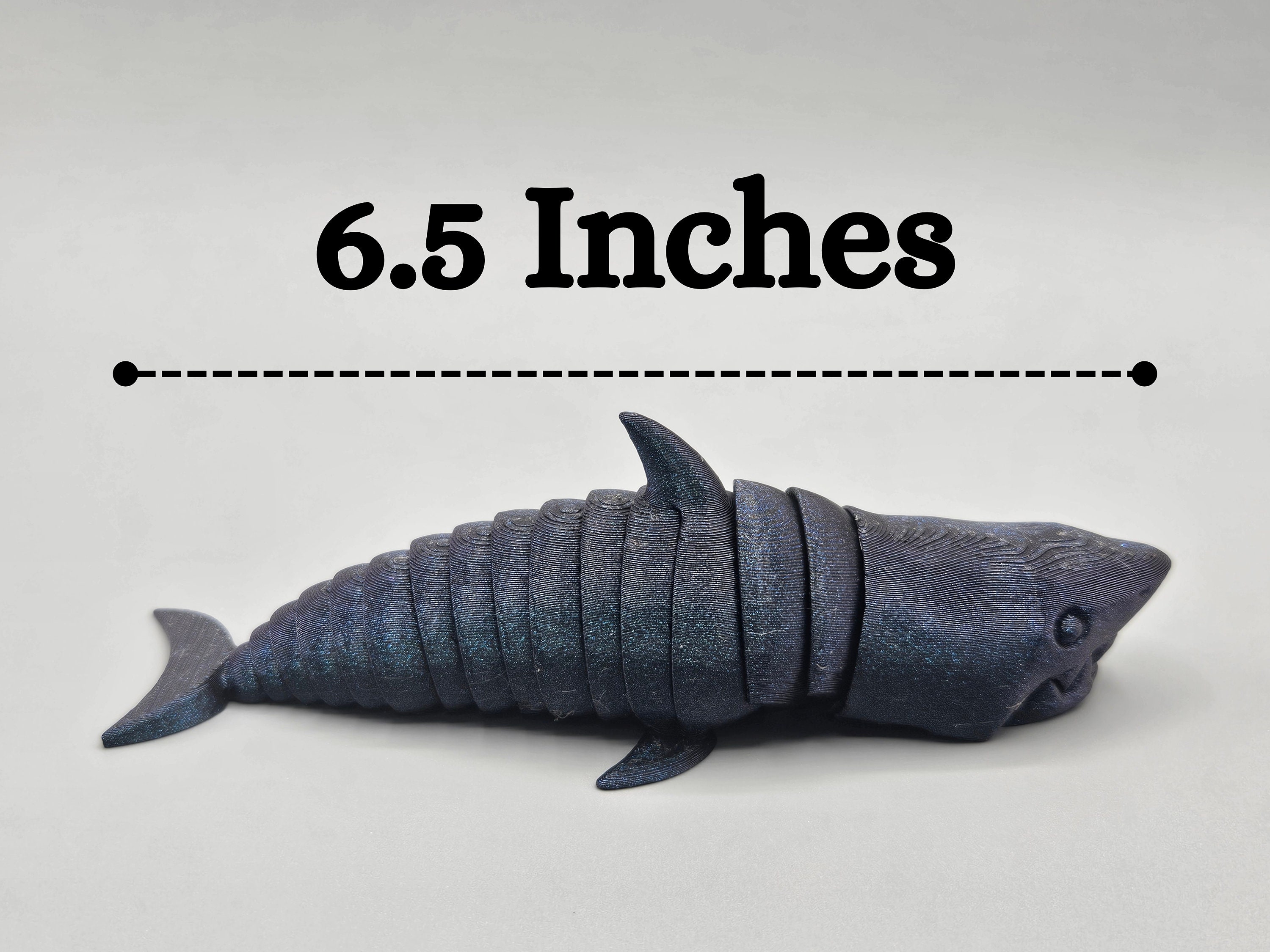 3D Printed Articulated Shark Fidget Toy for Kids / Water Toy / Fidget ...