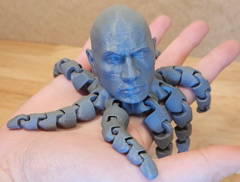 Articulating 3D Printed Rocktopus Gag Gift for Kids Joke Gift - Etsy