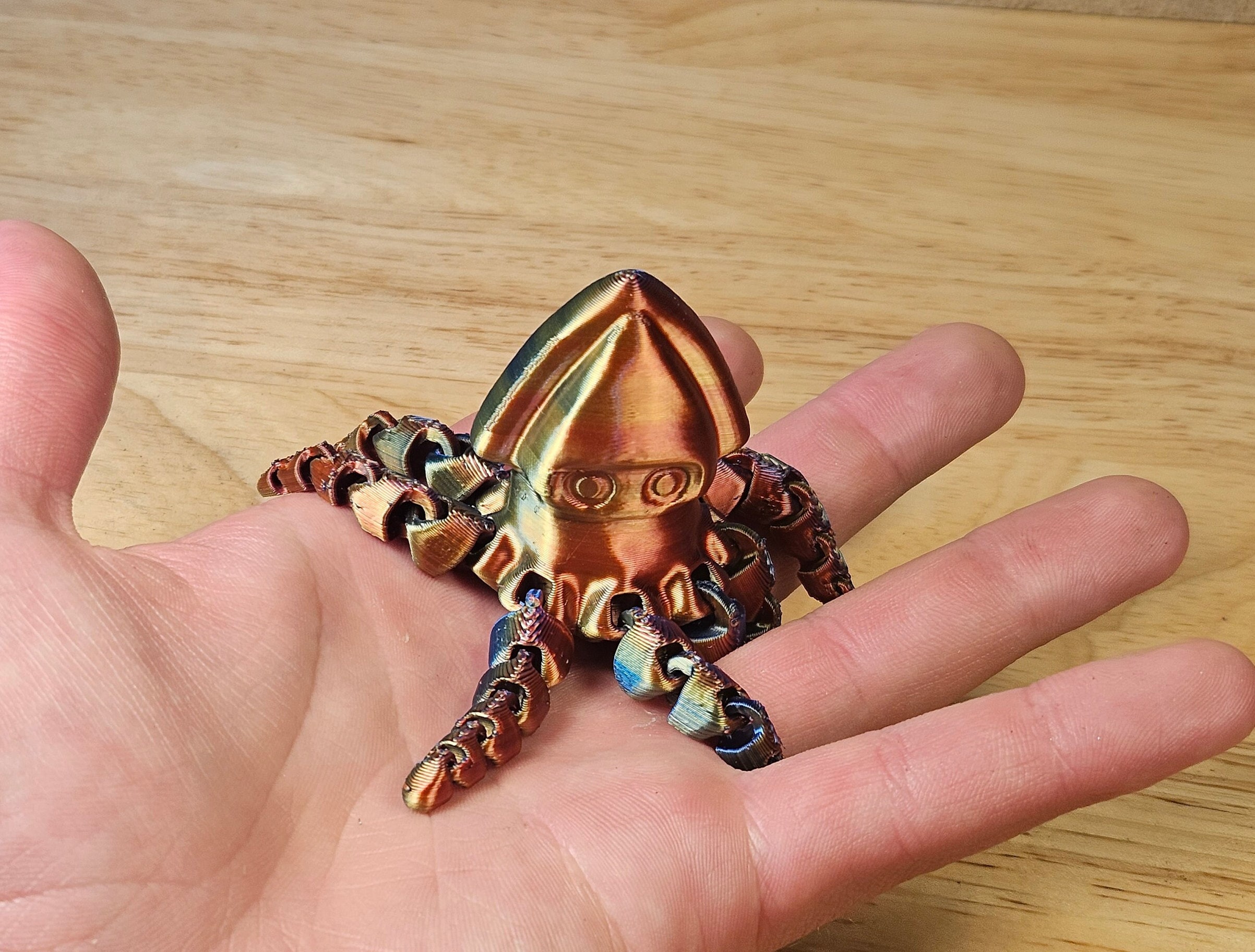 Articulating Squid Toy Fidget Squid Toy for Kids Gift for - Etsy