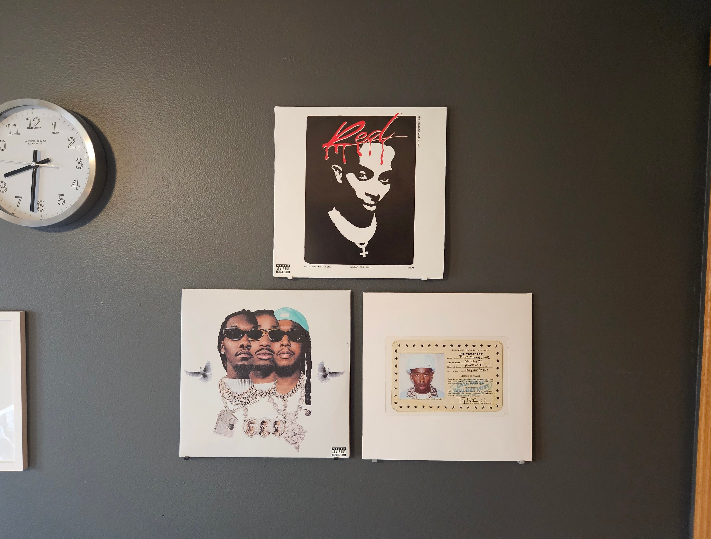 Vinyl Record Display Shelf, Wall Mounted Album Shelves, Vinyl Record ...