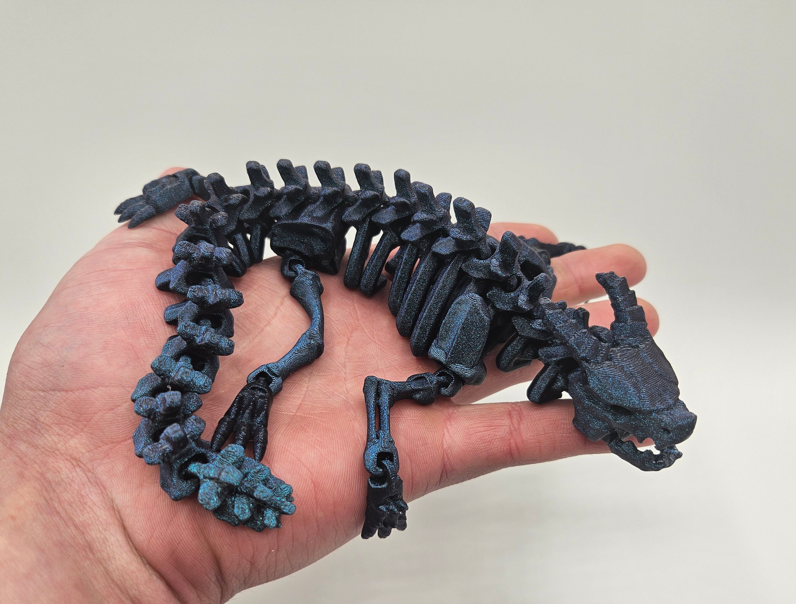 Articulating Dinosaur Skeleton Toy Skeleton / ADHD Fidget Toy ...